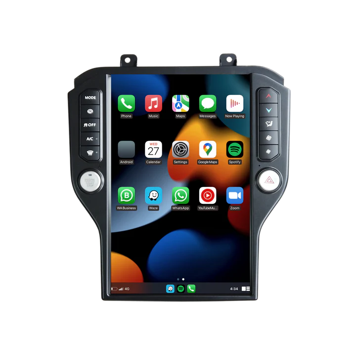 Nifty City FORD MUSTANG 2015-2019 APPLE CARPLAY & ANDROID AUTO TESLA ...